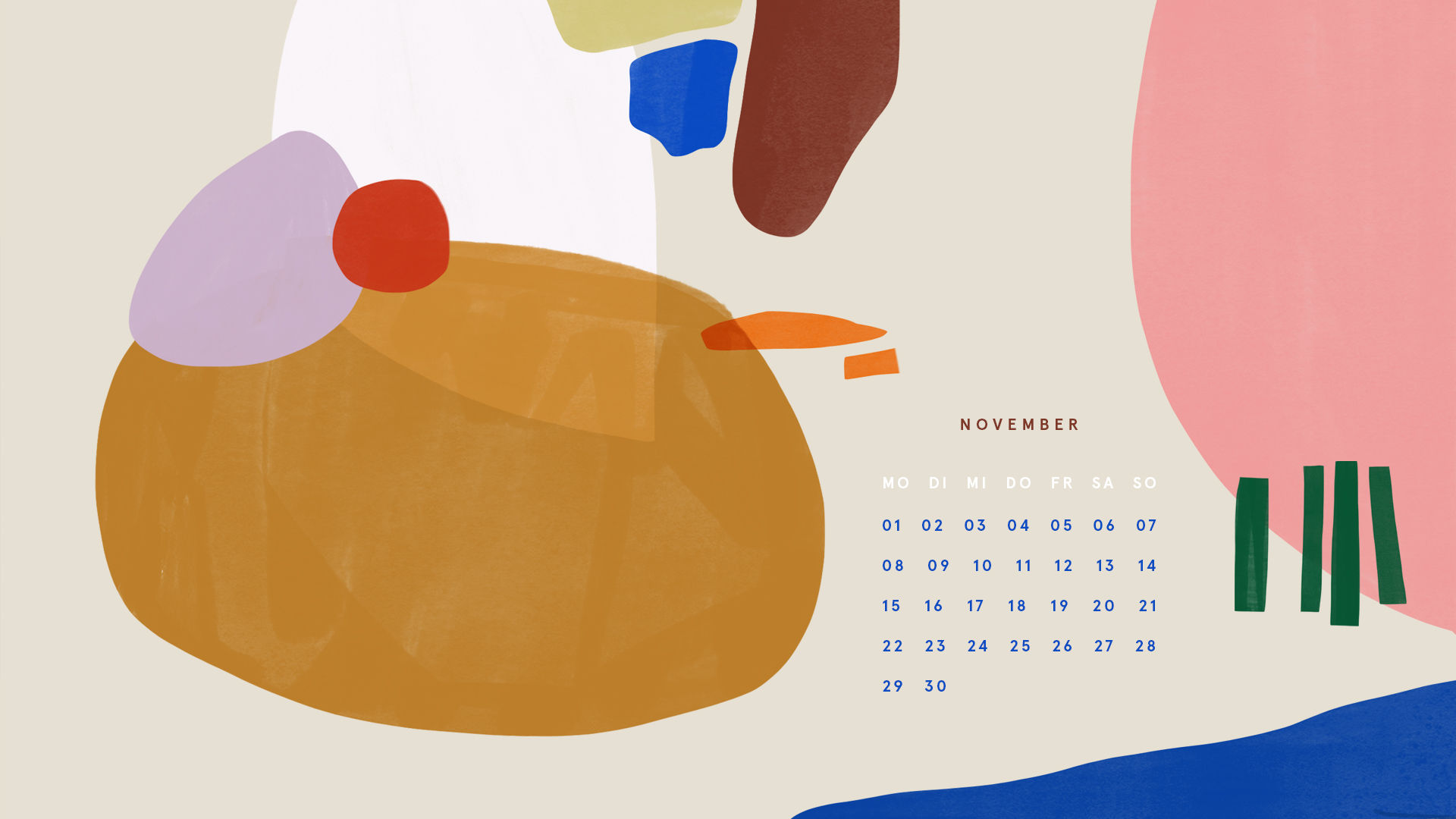 Free Desktop Wallpaper November 2021 - Pinkepank