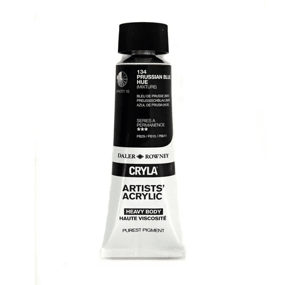 Cryla Artists’ Acrylic 75ml - Prussian Blue Hue (A) - Plingon