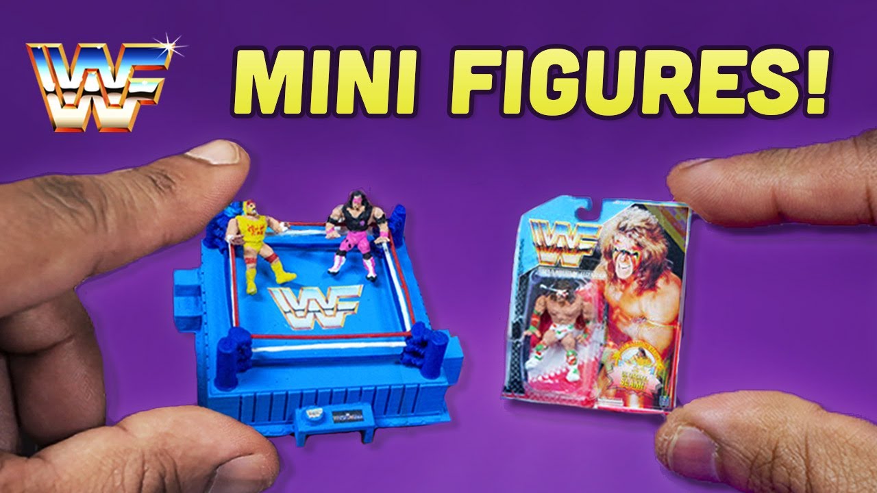 Miniatuur Hasbro WWF actiefiguren