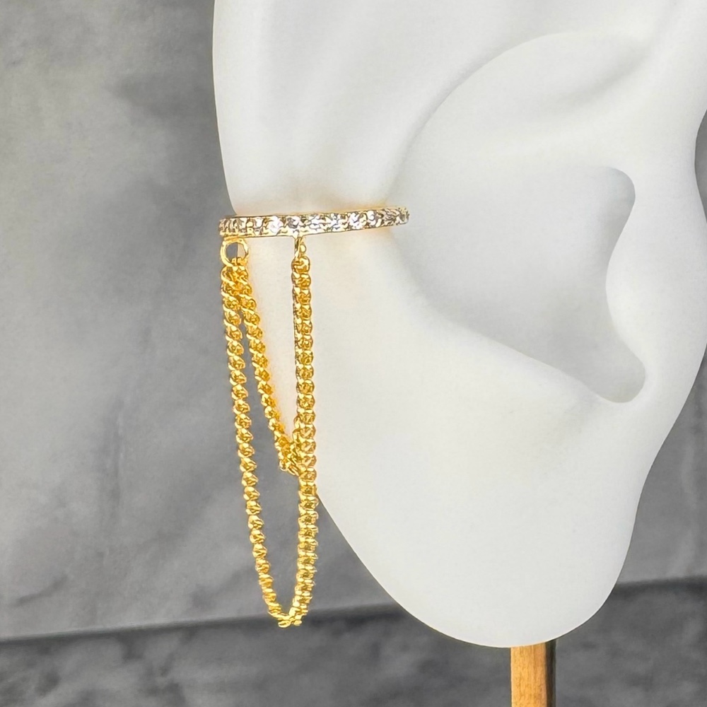 Chain Cuff (Gold & Silver) - Posh Piercing