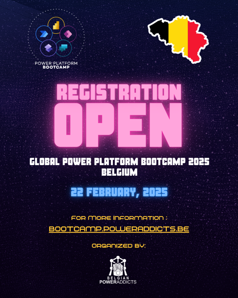 Global Power Platform Bootcamp 2025 comes to Belgium! – PowerAddictsBE Global Power Platform Bootcamp 2025 comes to Belgium! – PowerAddictsBE