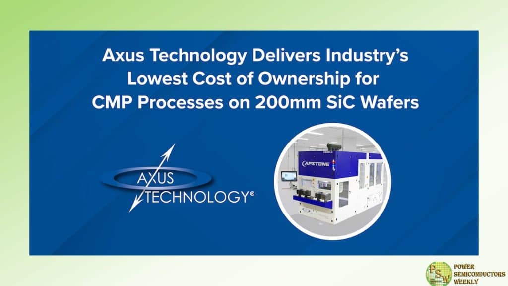 Axus Technology Introduced Industry’s Lowest Cost of Ownership for CMP Processes on 200mm SiC ...