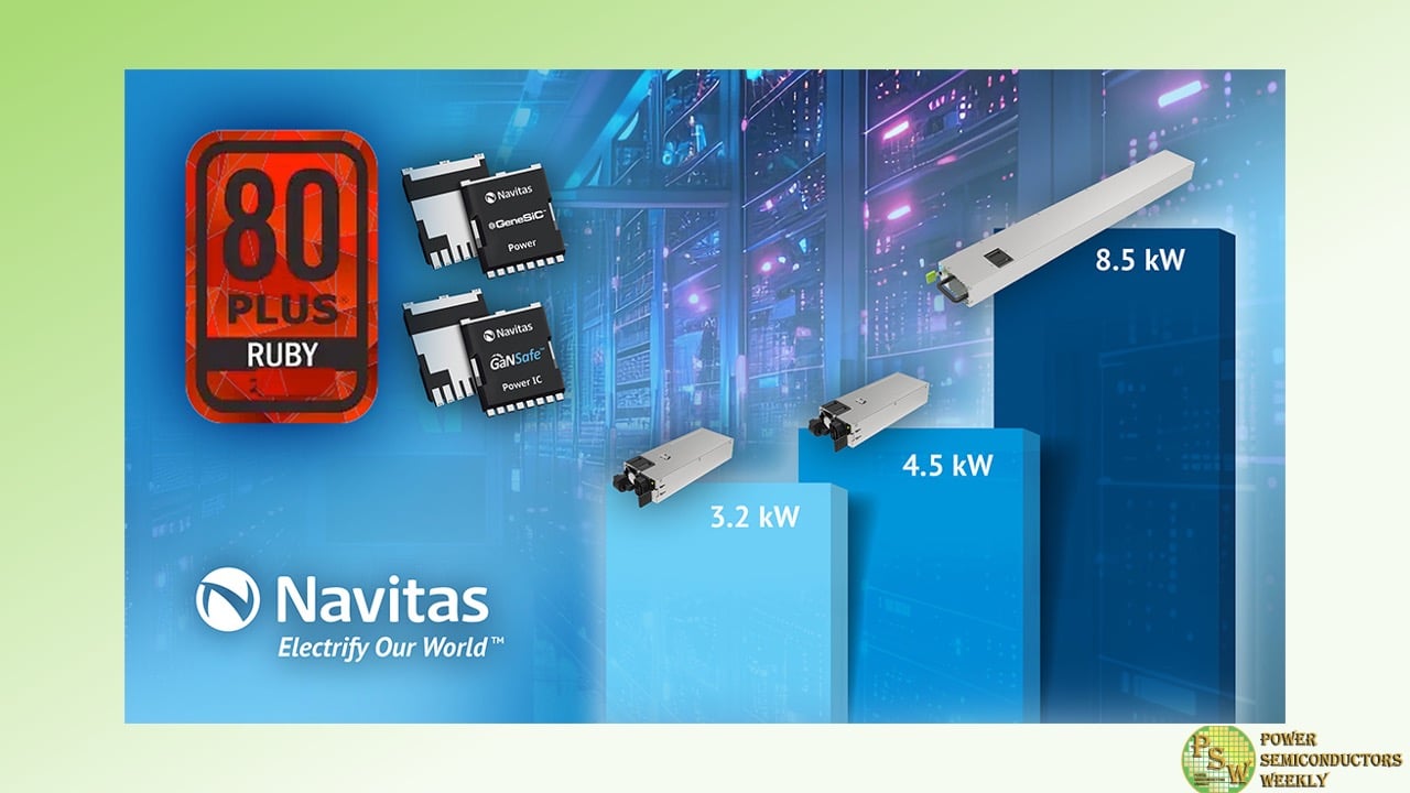 Navitas Achieves 80 Plus Ruby Certification for AI Data Center Power ...