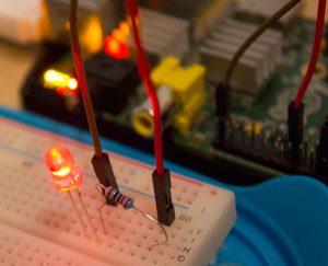 Basic LED blinking w/ Raspberry Pi – PrinceTronics