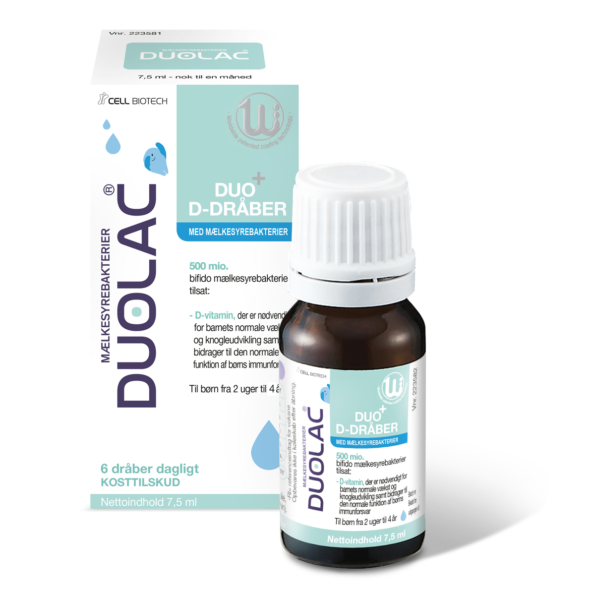 Duolac ® Duo + D-drops – ProBiotic Health