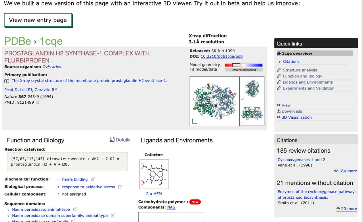 Protein Structure Databases: PDB, PDBe & PDBsum