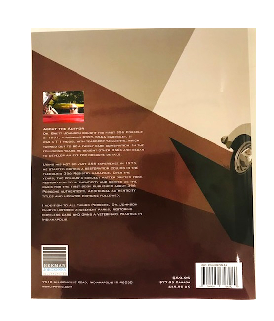 Book, The 356 Porsche, A Restorer's Guide to Authenticity IV by Dr. B ...