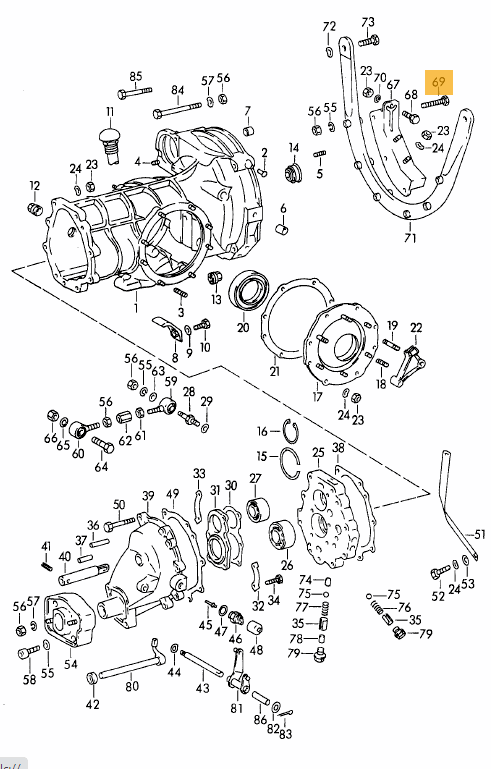 Engine / Gearbox / Transmission, Mount / Hoop, Hardware Kit - PRS 356 ...