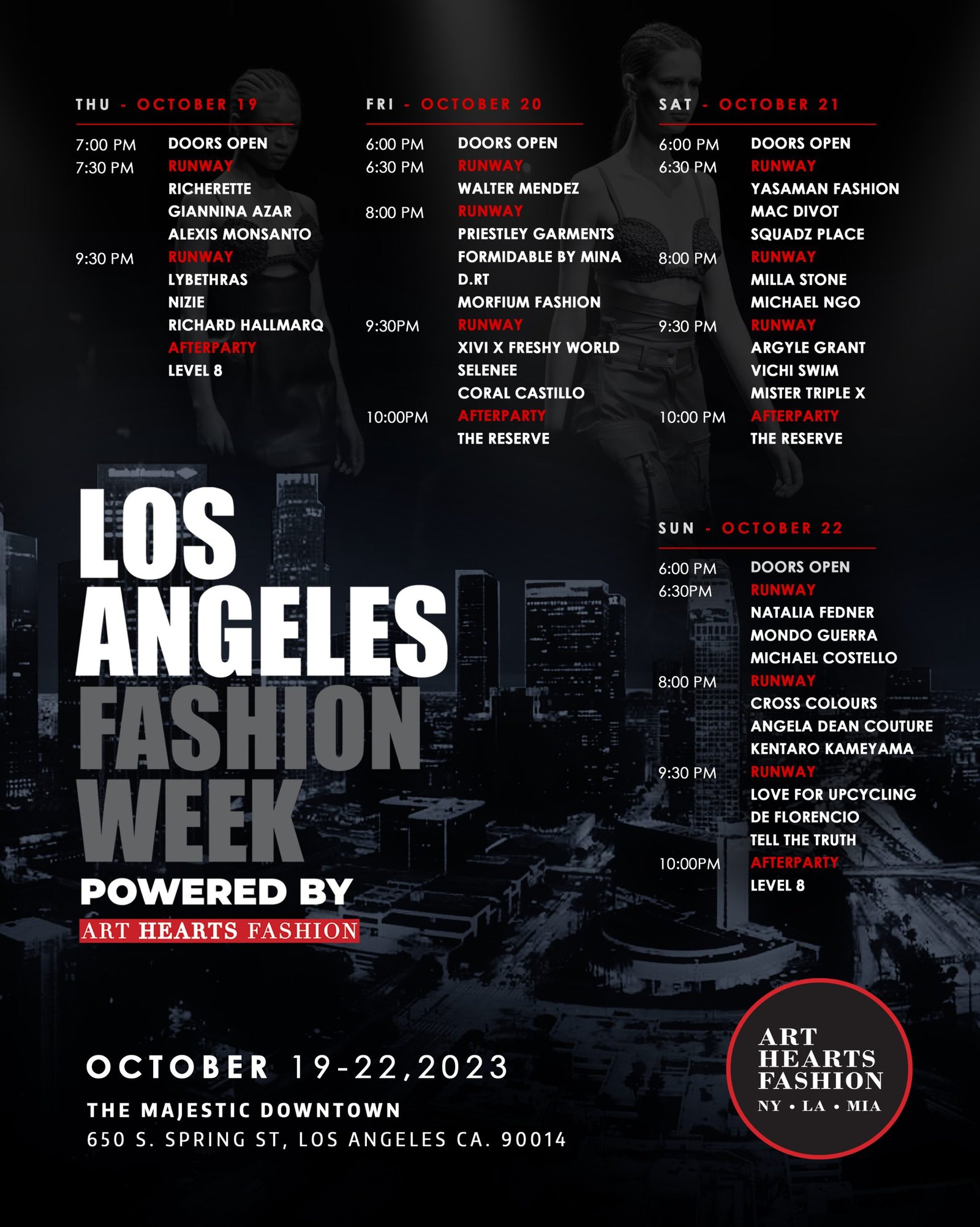 LAFW Art Hearts Fashion Los angeles Fashion Week 2023