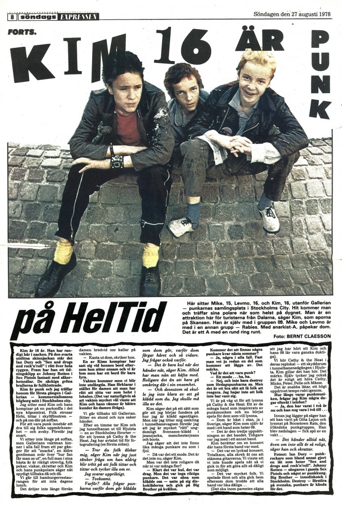 Pressklipp om svenska punkare – Punktjafs