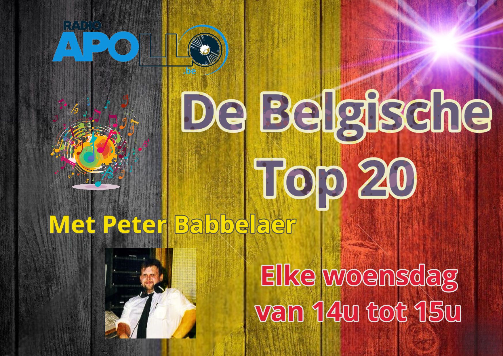 De Belgische top 20 met Peter - Radio Apollo