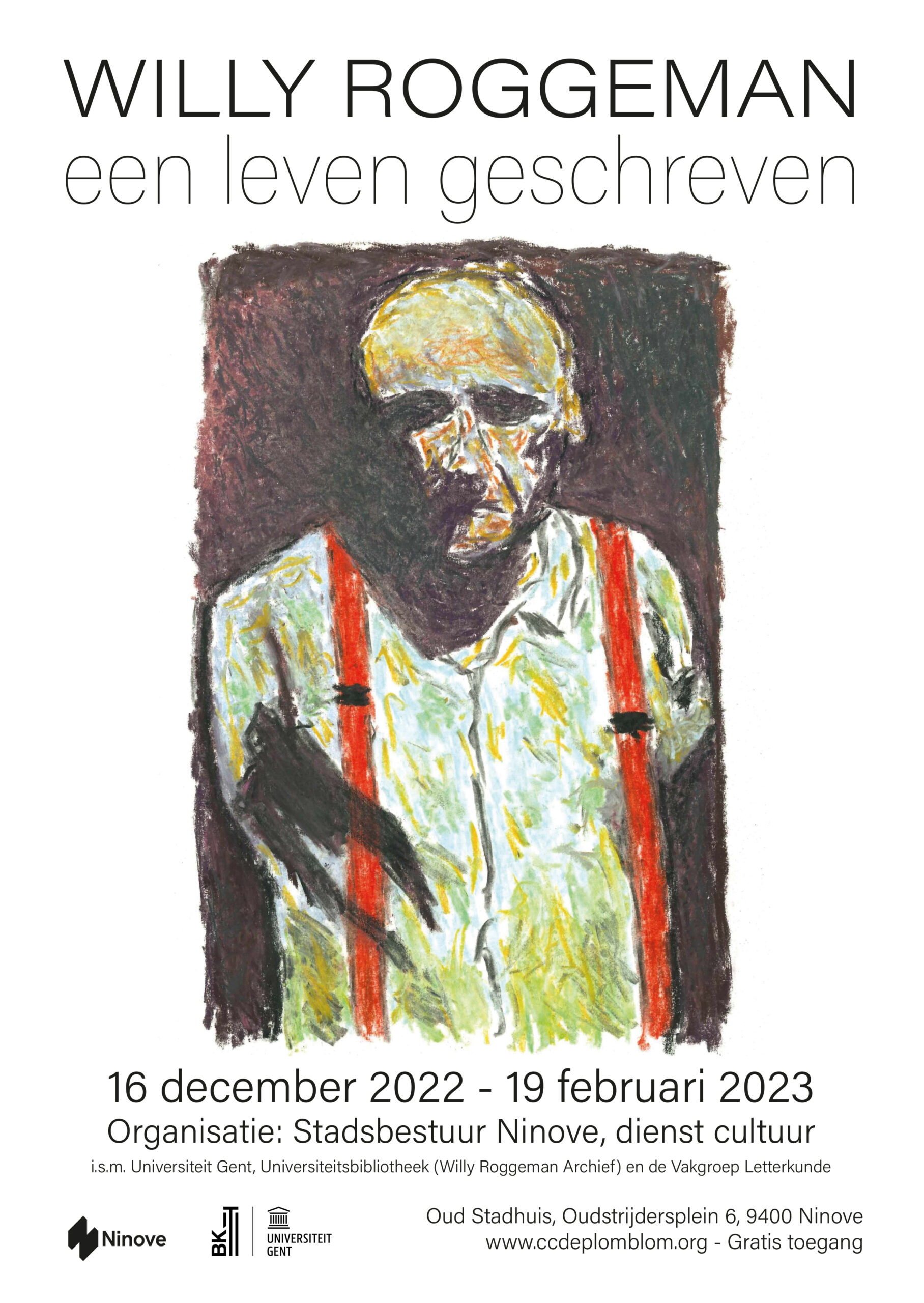 Ninove eert schrijver-stadsgenoot Willy Roggeman met expo
