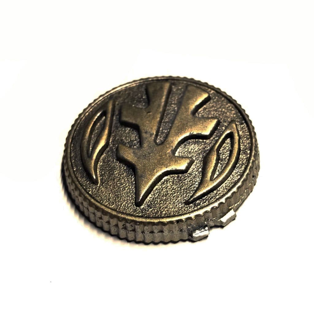 White Ranger Power Coin Weathered (93's Morpher) - Rangers Remorphed