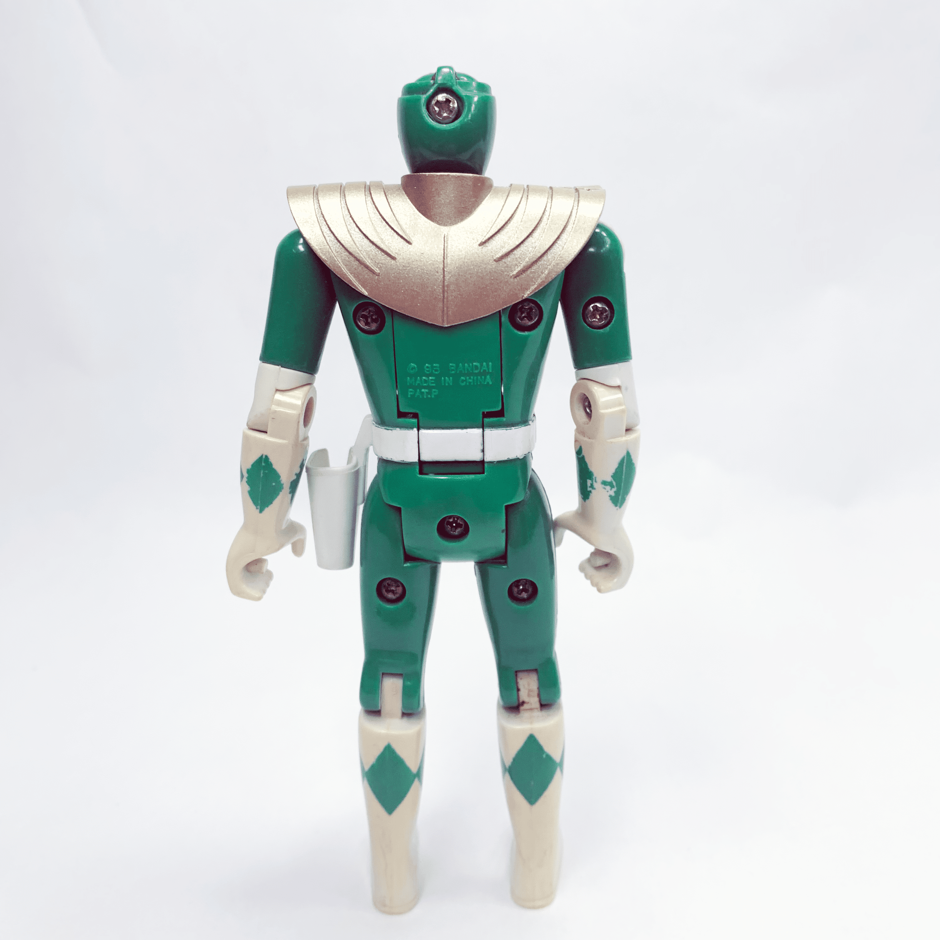 MMPR Fliphead White Ranger & Green Ranger Shield - Rangers Remorphed