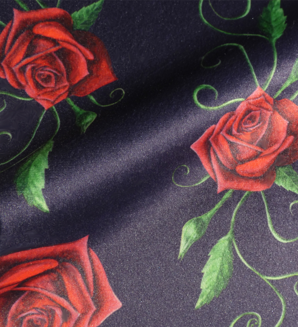 Designer English Rose Fabric by Rebecca Christian