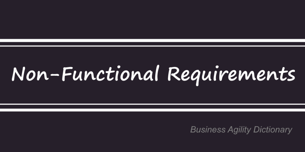 Non Functional Requirements Rennebo
