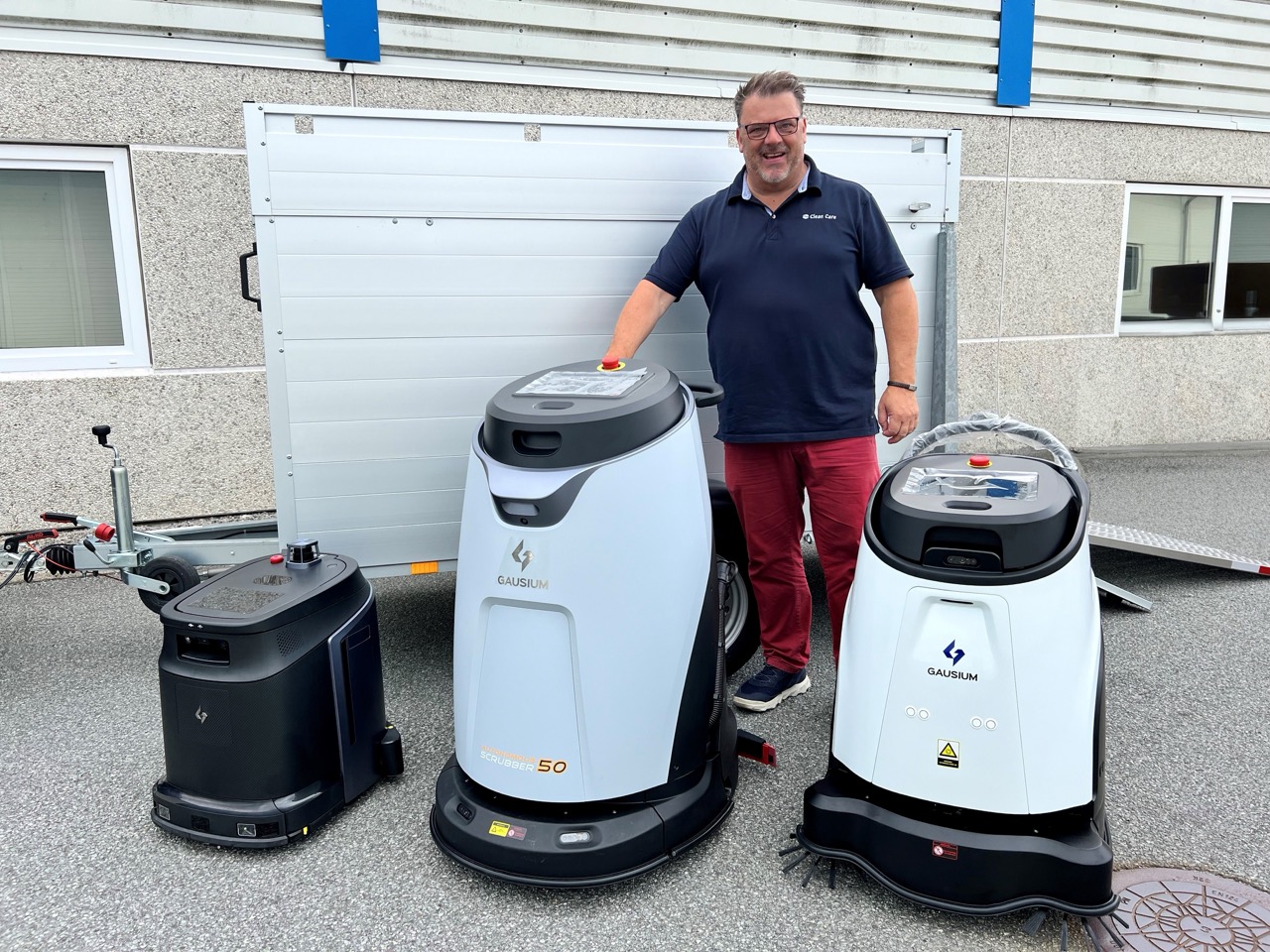 Clean Care A/S er nu national forhandler af Gausium rengøringsrobotter