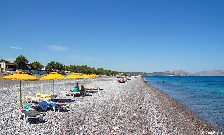 Gennadi beach - beautiful landscape | Rhodes Beaches