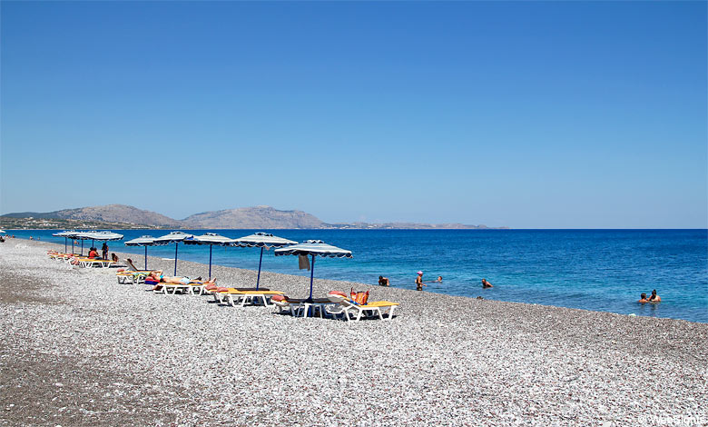 Gennadi beach - beautiful landscape | Rhodes Beaches