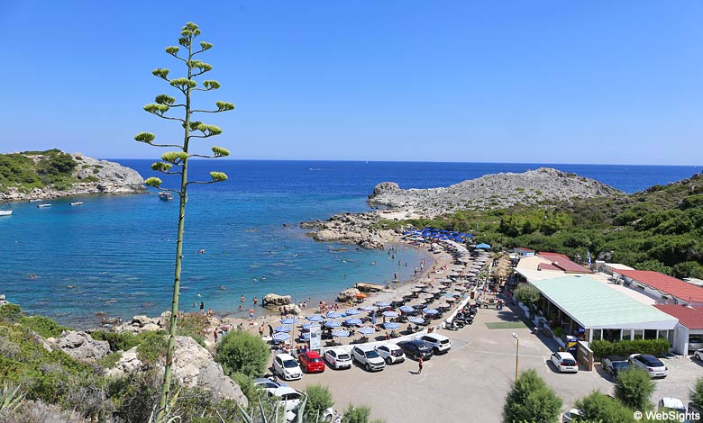Ladiko beach - picturesque beach | Rhodes Beaches