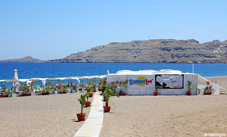 Kalathos beach - long and quiet beach | Rhodes Beaches