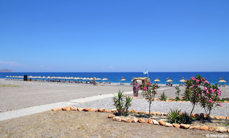 Kalathos beach - long and quiet beach | Rhodes Beaches