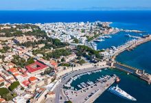 Rhodos karta - detaljerad karta | Rhodos reseguide