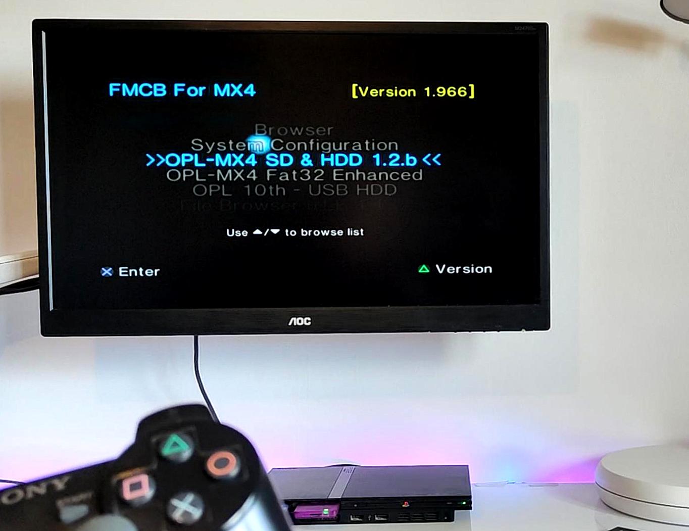 PS2 SD Card Mod kit MX4SIO MicroSD - Right Sprite Retro gaming UK