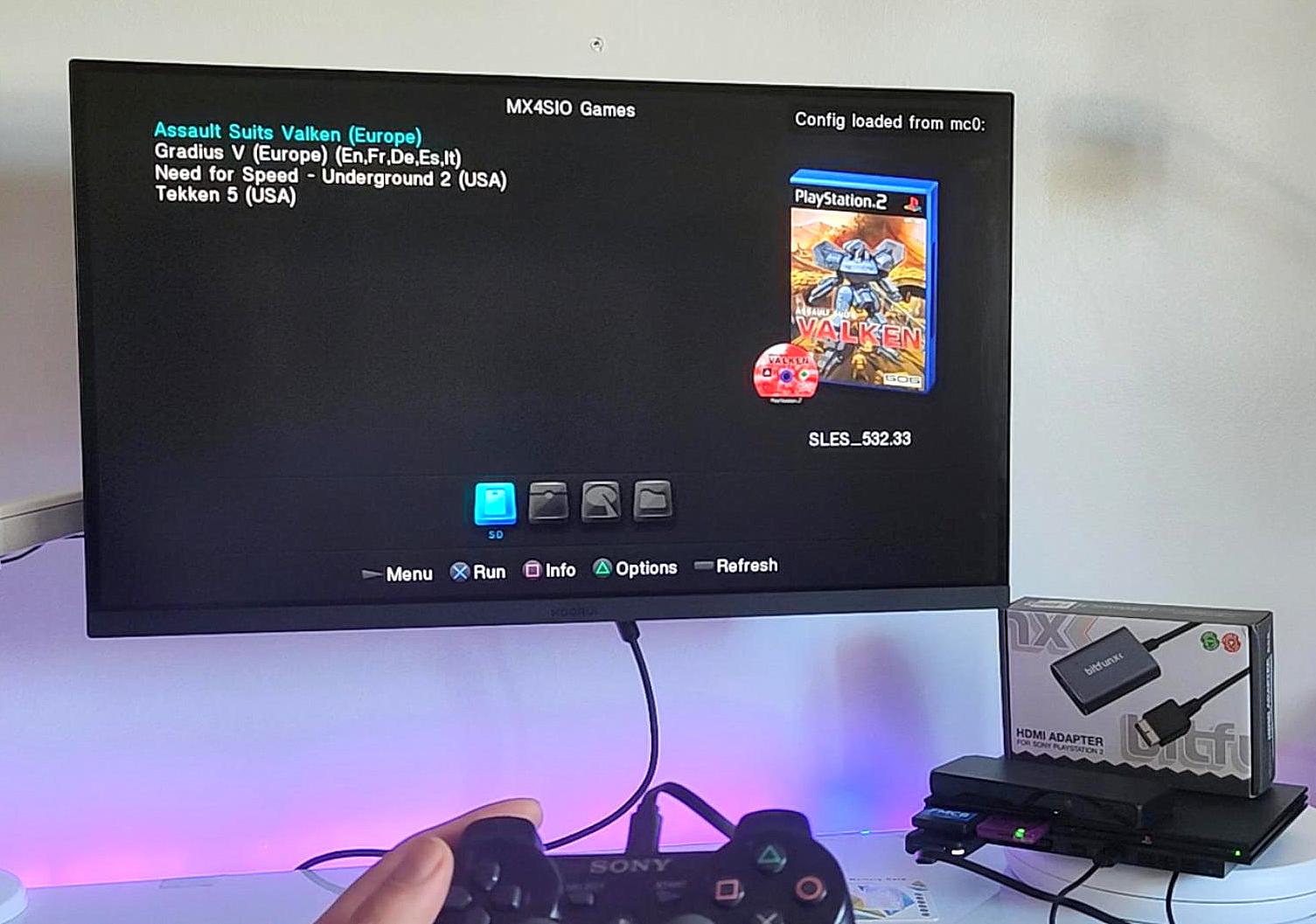 PS2 SD Card Mod kit MX4SIO MicroSD - Right Sprite Retro gaming UK