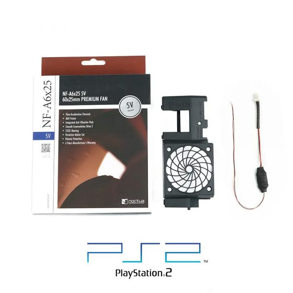 PlayStation 2 Silent Upgrade Fan Bracket & Noctua Fan Kit - Right ...