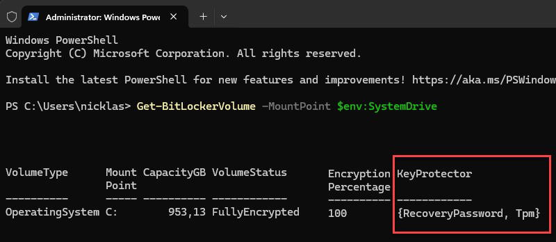 BitLocker Startup PIN