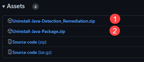 Optional : Extract “Uninstall-Java-Package.zip” and edit Deploy ...