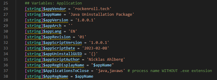 Navigate to: Uninstall Java – Proactive Remediation · NicklasAhlberg ...