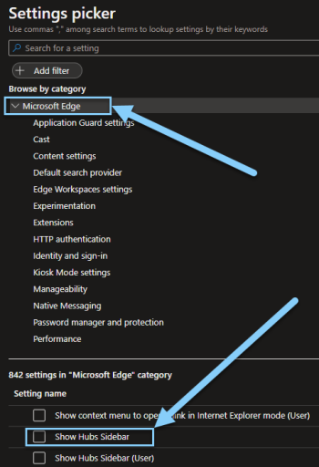 Microsoft Edge – Sidebar