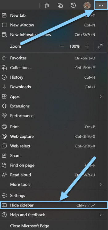 Microsoft Edge – Sidebar
