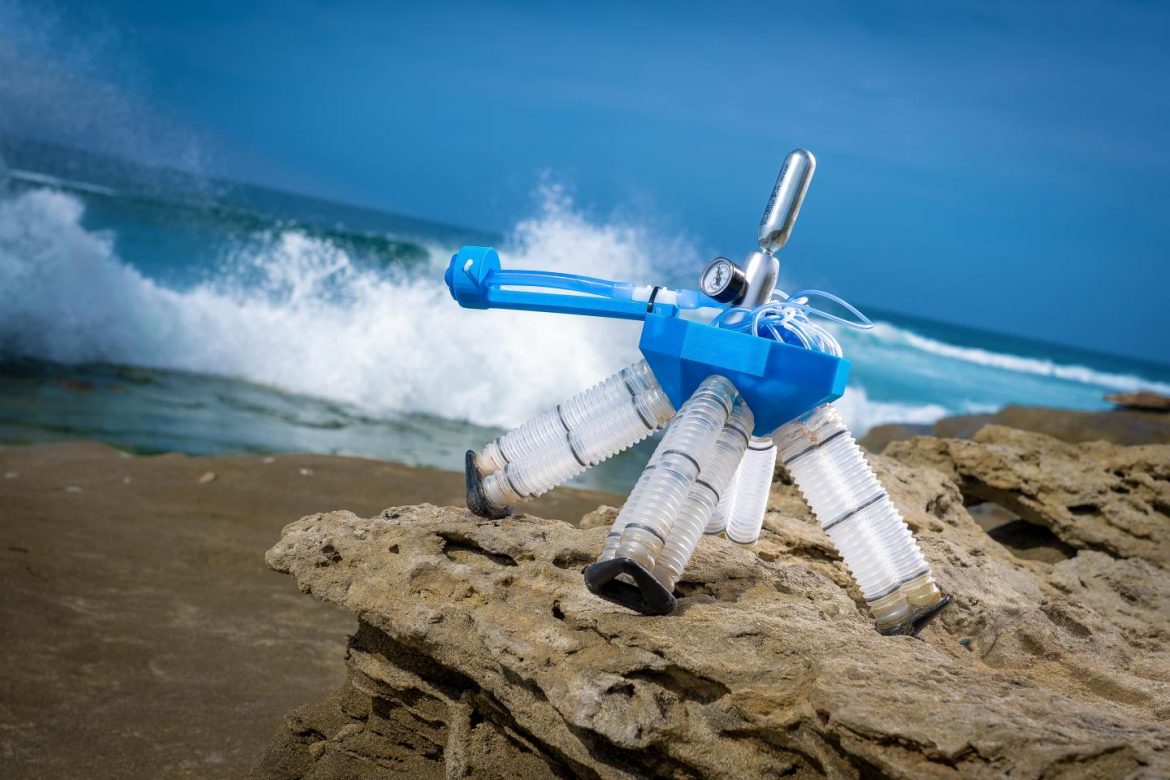 Robot without electronics - Rockingrobots