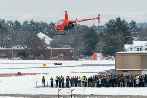 Autonomous Helicopter Demonstrated Rockingrobots