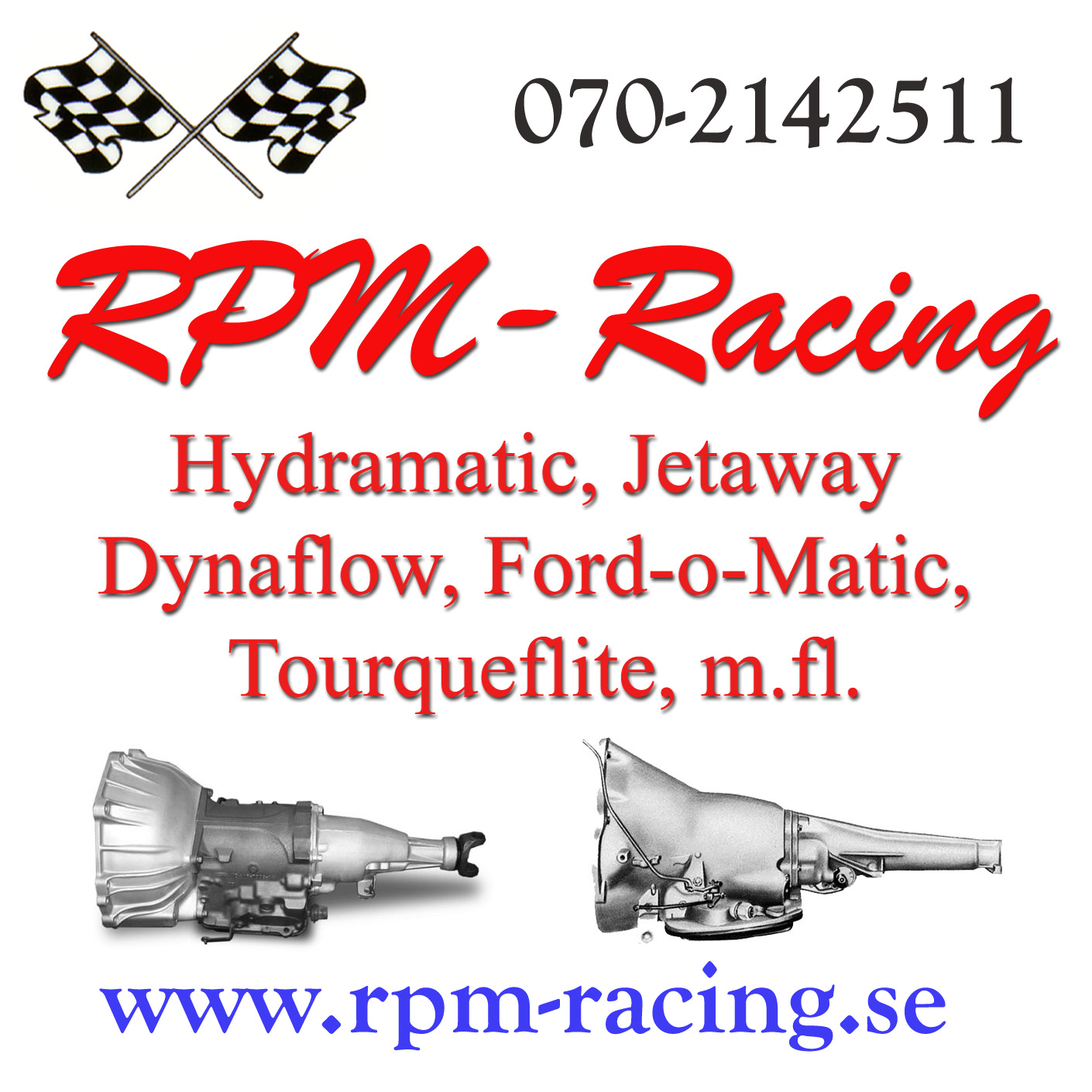 Växellådor - Motorer - Reservdelar - RPM Racing