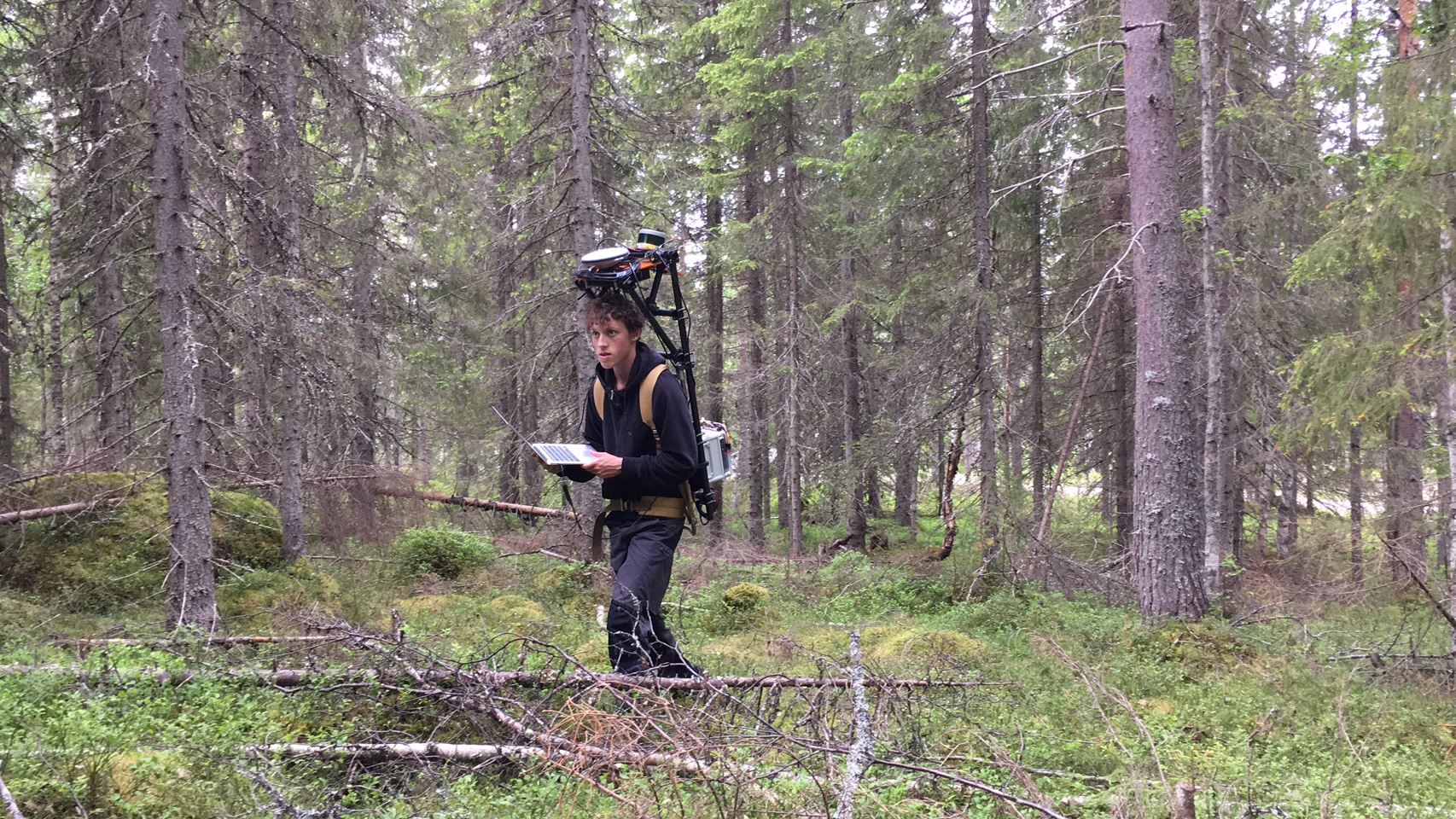 Mobile laser scanning backpack – Ljungbergslaboratoriet