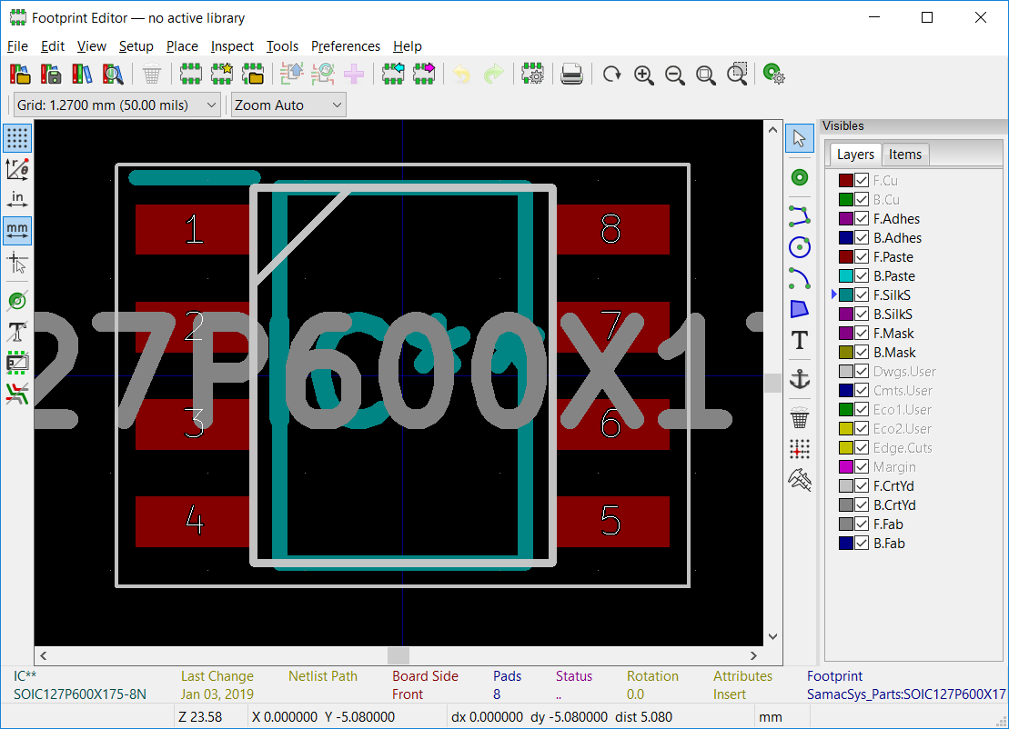KiCAD Version 5 or later - SamacSys