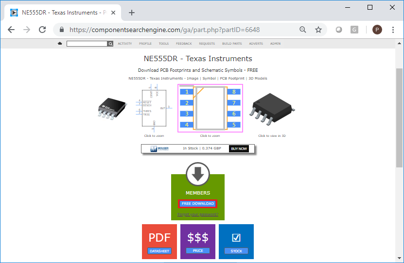 KiCAD Version 5 or later - SamacSys