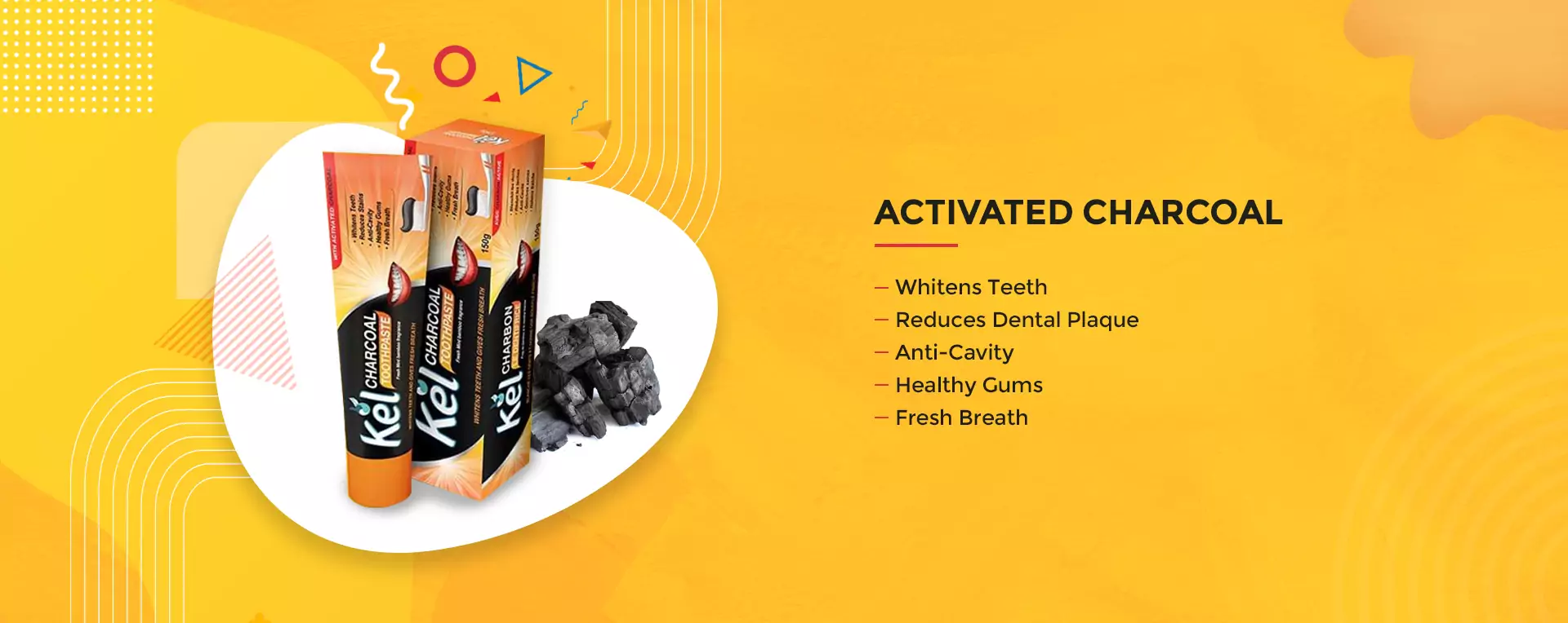 Kel Charcoal Toothpaste – SAMARA Group
