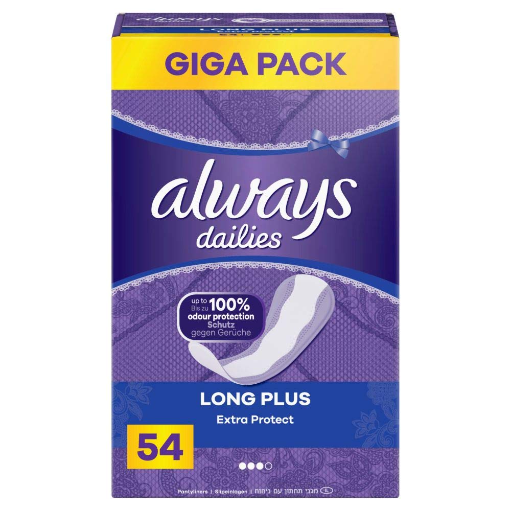 Always Extra Protect Slip-inleggers Long Plus, 54 stuks – sanroshop.eu