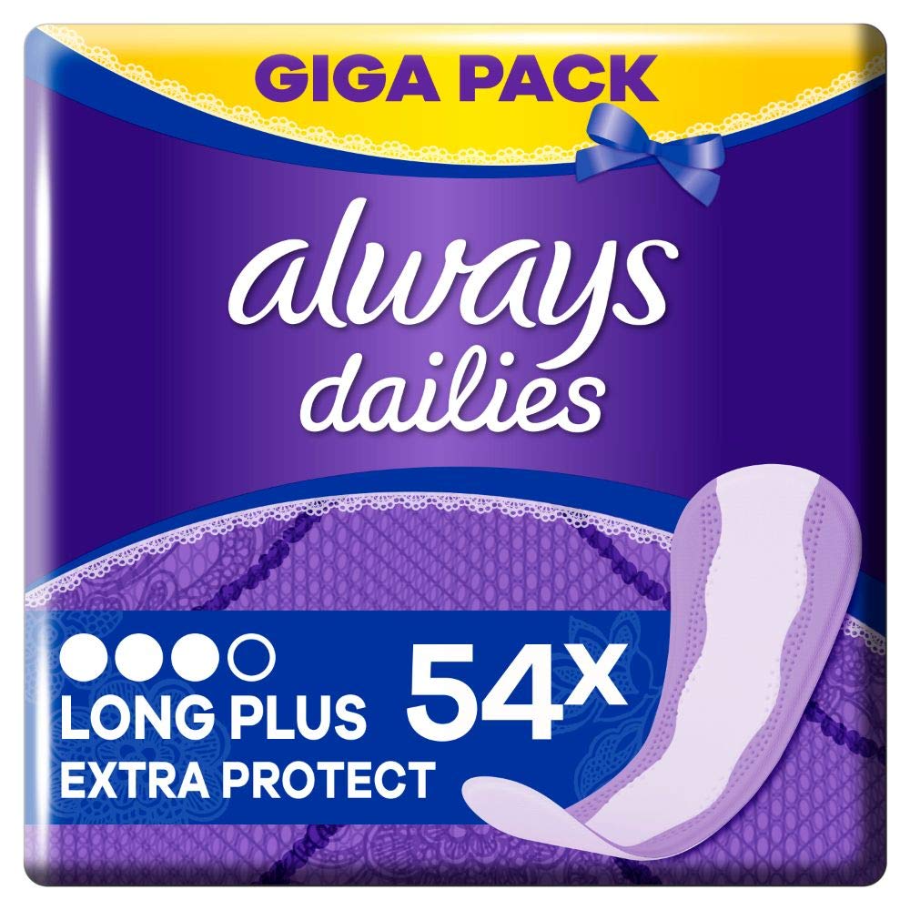 Always Extra Protect Slip-inleggers Long Plus, 54 stuks – sanroshop.eu