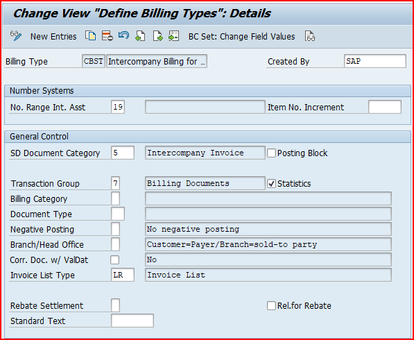 SAP SD Billing