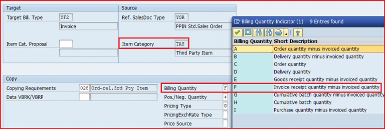 SAP SD Billing