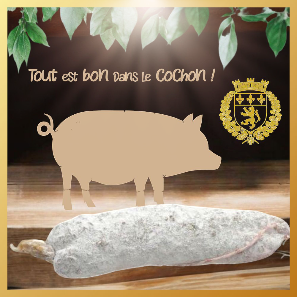 Saucisson sec pur porc nature – Saucisson Passion