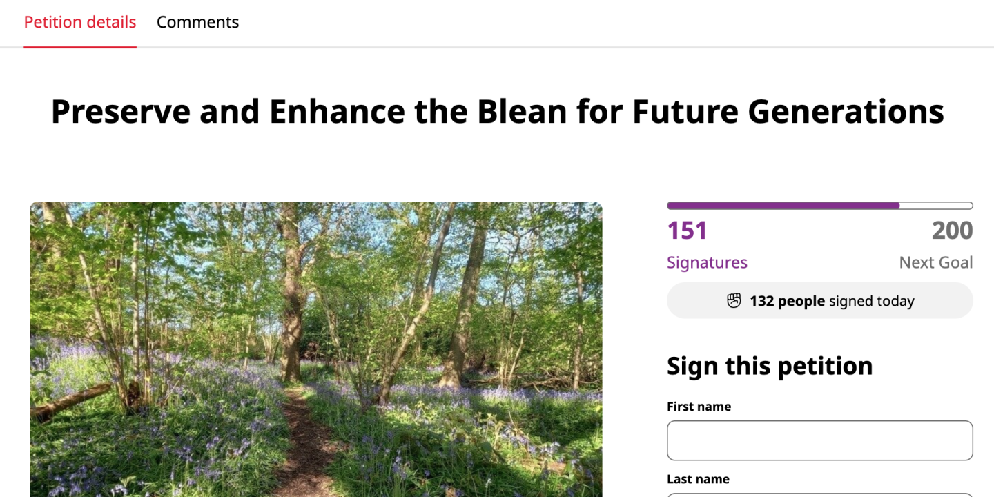 Sign our petition to protect the Blean Landscape – Save the Blean