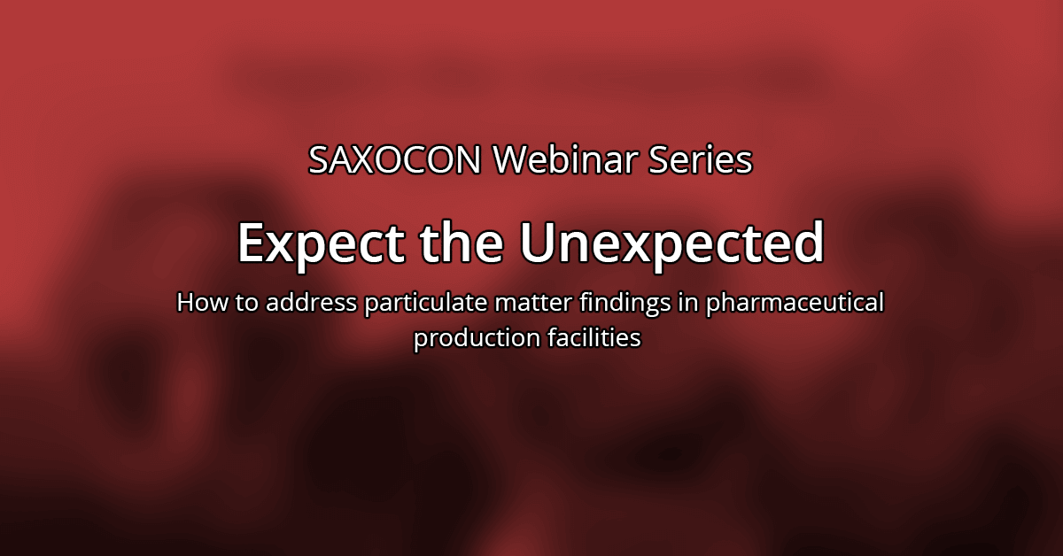 Webinar: Pharmaceutical Manufacturing Construction Materials – Part 2 | SAXOCON A/S