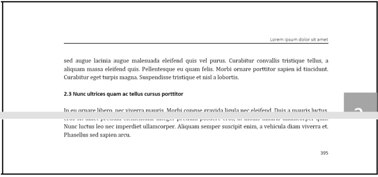 PhD thesis headers and footers - use them right